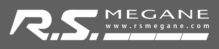 RSM Logo Sticker (WHITE) – RSMegane.com Merchandise Store